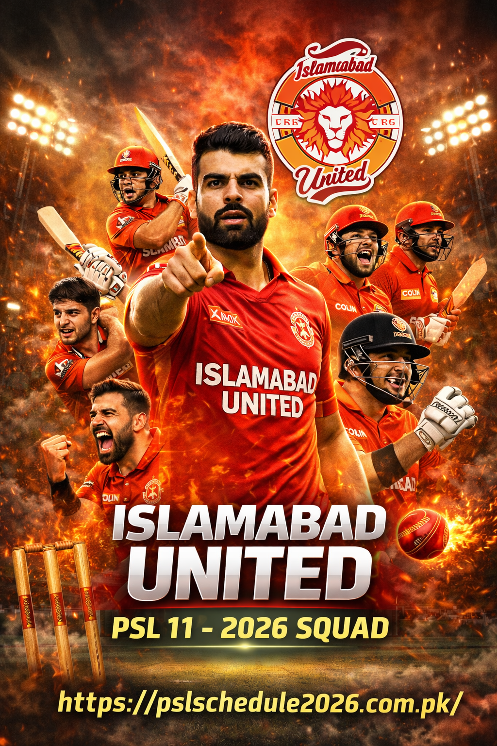 Islamabad United Squad 2026 – PSL 11 All Players